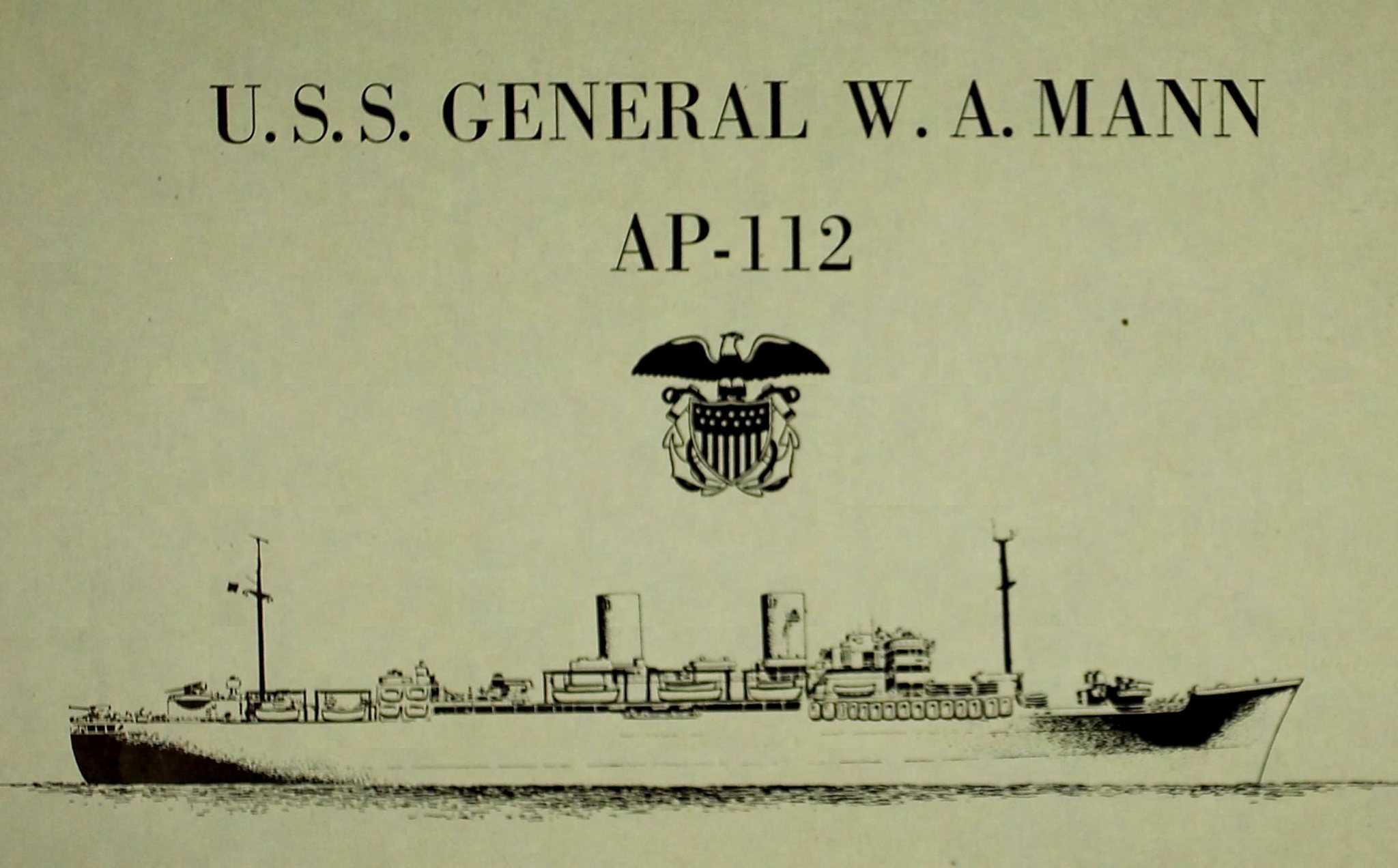 USS General William Abram Mann – TOK de HISTÓRIA – ROSTAND MEDEIROS